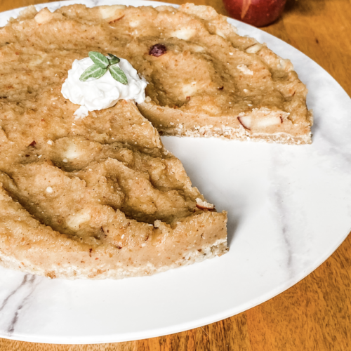Raw Apple Pie Recipe | HEALTHYNESS WORLDWIDE